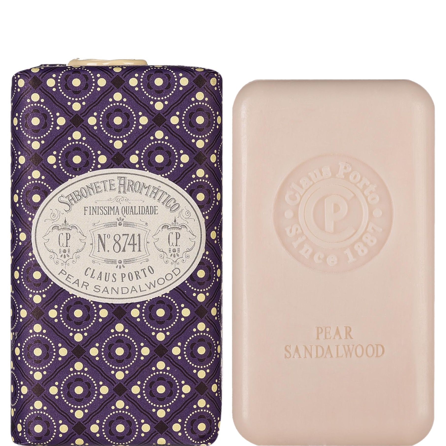 Claus Porto Soap Bar Pear Sandalwood - 150g - Scheersalon.nl