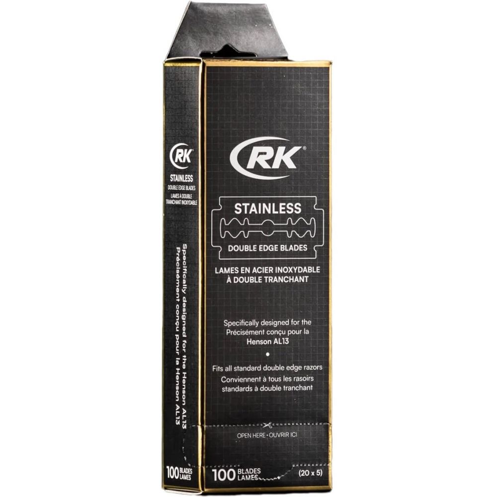 RK Stainless Double edge blades Scheermesjes - Scheersalon.nl