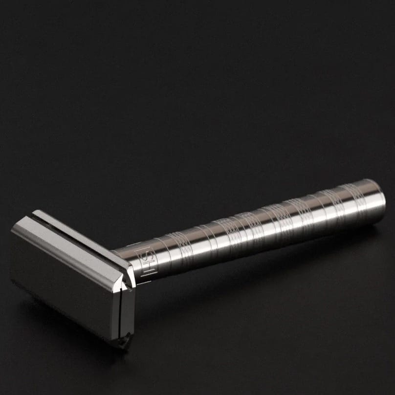Henson Safety Razor TI22 - Titanium - Scheersalon.nl