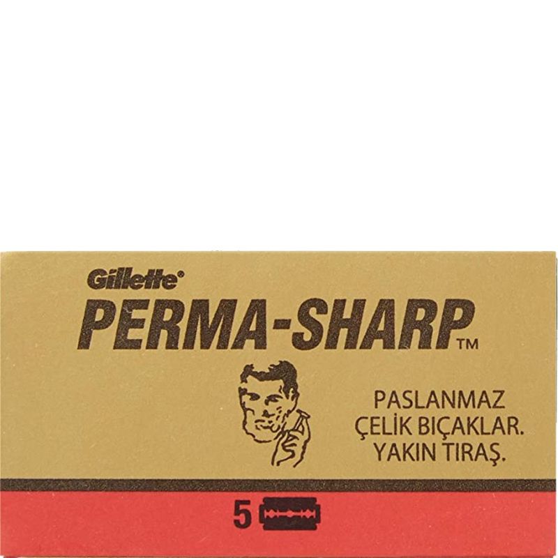 Perma-Sharp Double edge scheermesjes - Scheersalon.nl