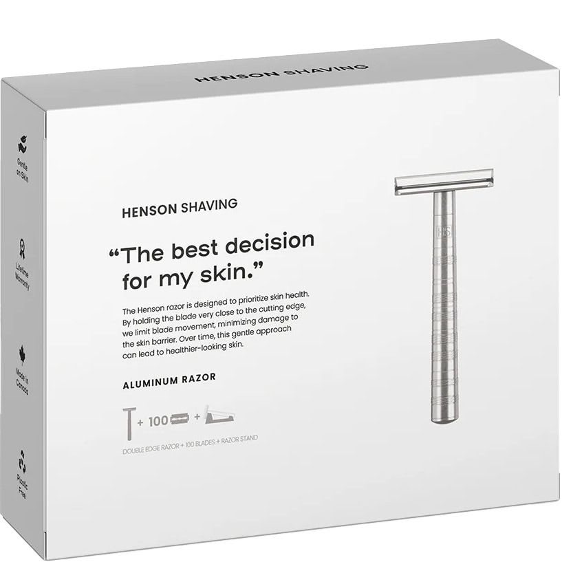 Henson Safety Razor 2.0 AL13 Mild - giftset - Scheersalon