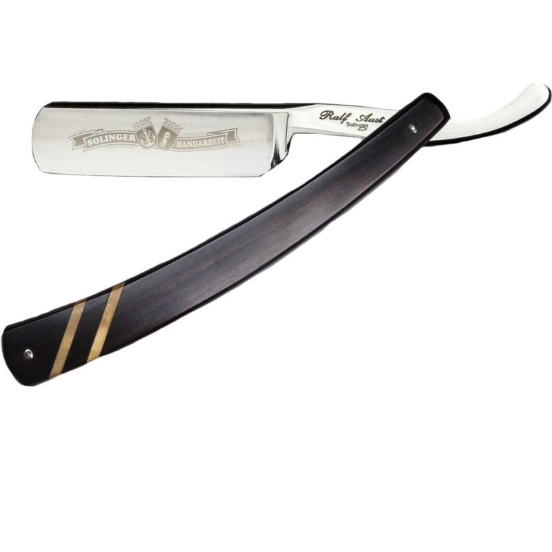 Ralf Aust Solingen straight razor African Blackwood/Olive - Scheersalon.nl